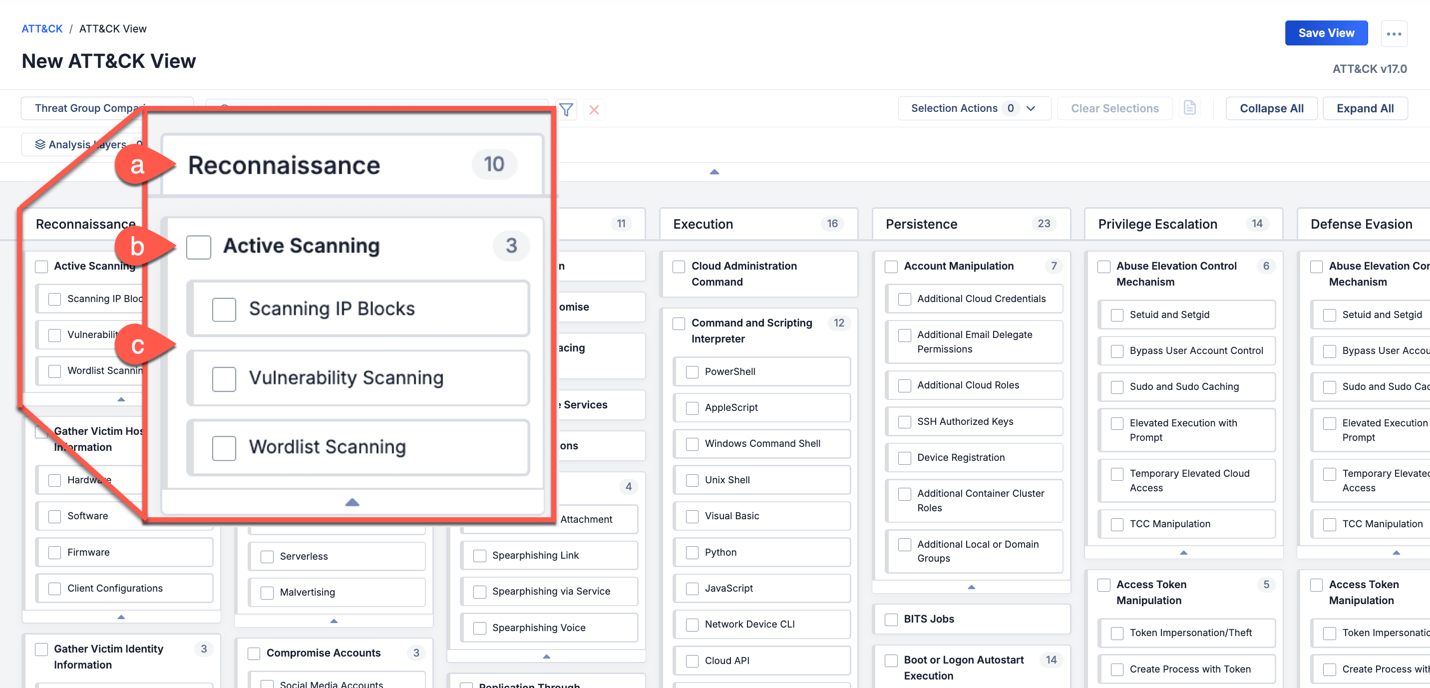 Visualizing ATT&CK Tactics, Techniques, and Sub-techniques